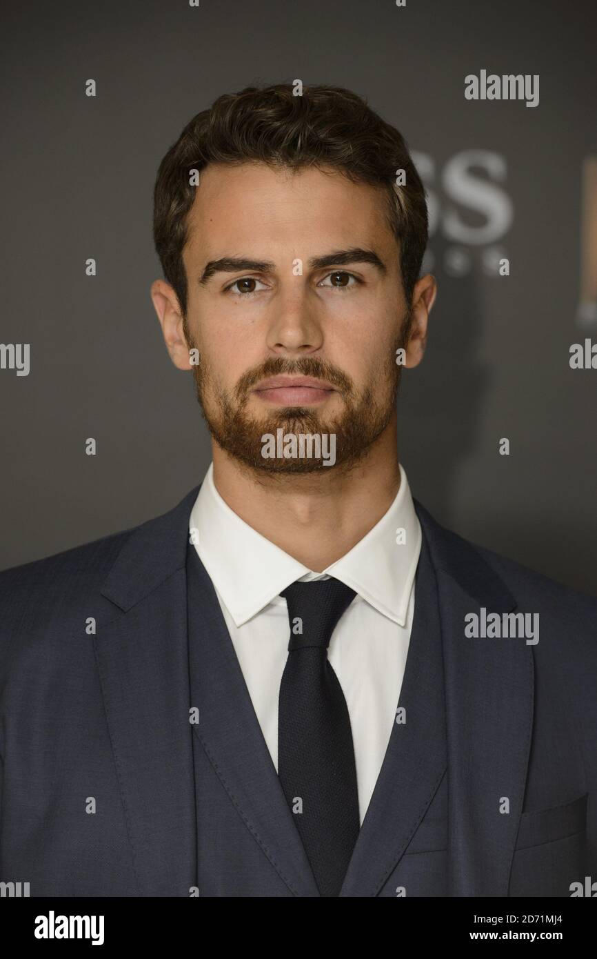 Theo James pictured in Debenhams, London, where he was unveiled as the ...