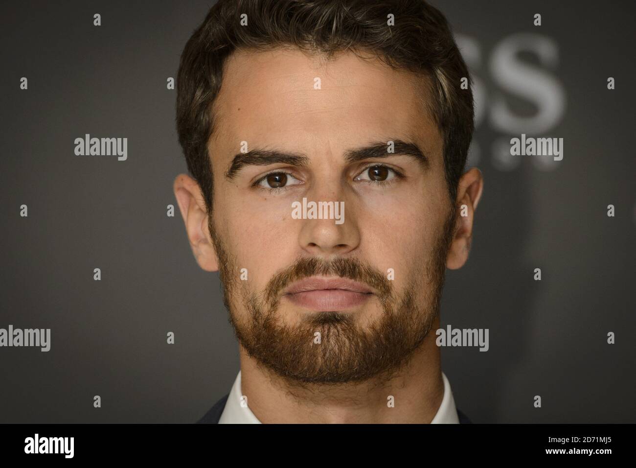 Theo James pictured in Debenhams, London, where he was unveiled as the ...