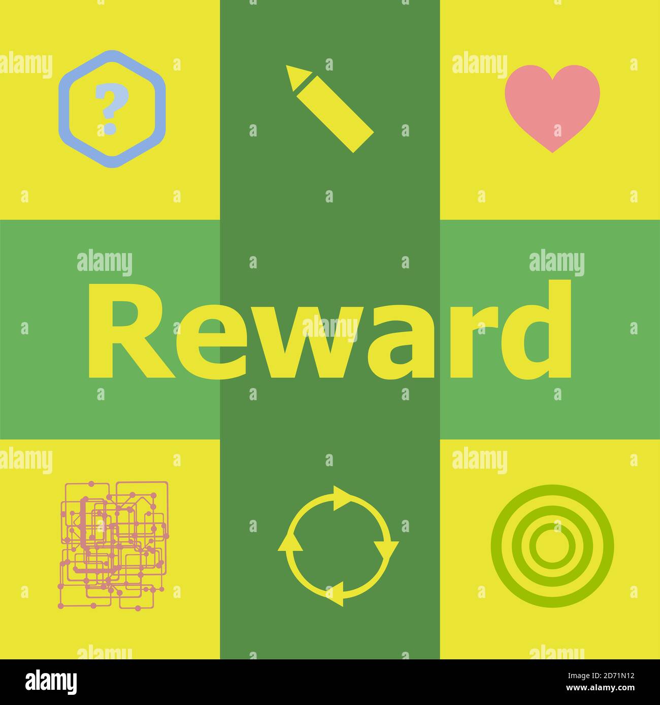 Text Reward. Finance concept . Can be used for workflow layout, diagram ...