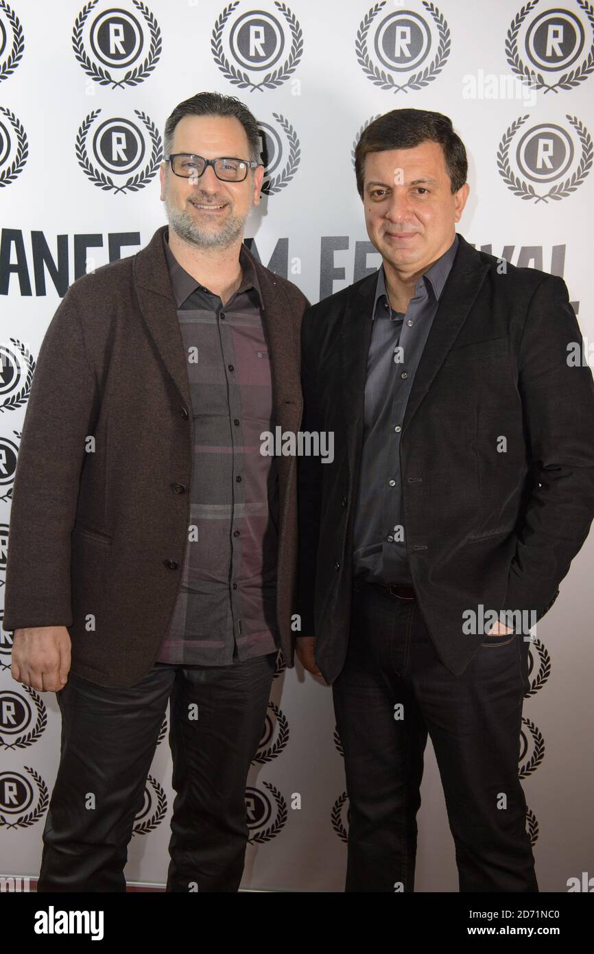 David Datuna and Michael Hunter attending the Raindance Film Festival ...