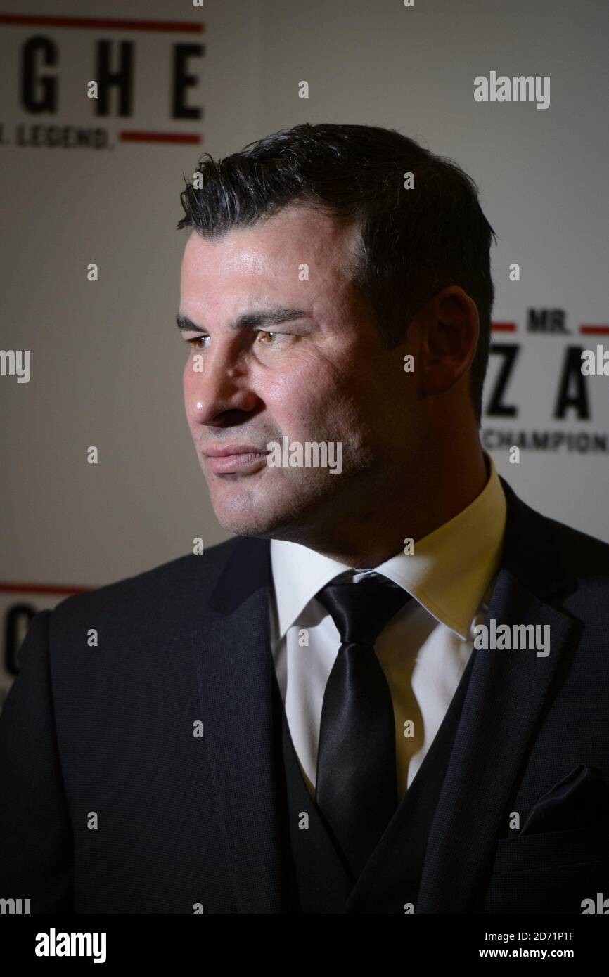 Joe Calzaghe attending the premiere of Mr Calzaghe, at the May Fair ...