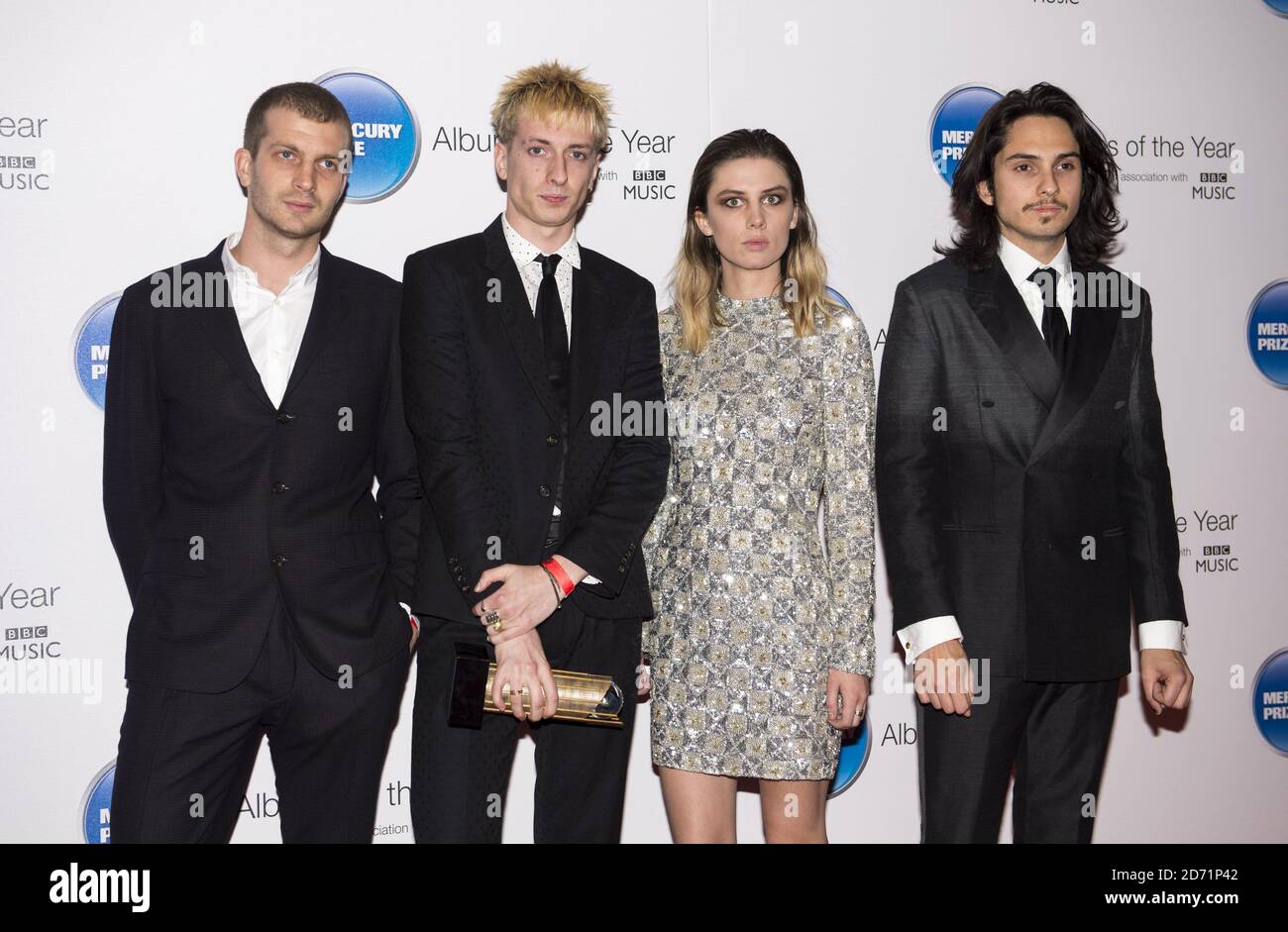 Ellie Rowsell, Joff Oddie, Theo Ellis, and Joel Amey of Wolf Alice ...