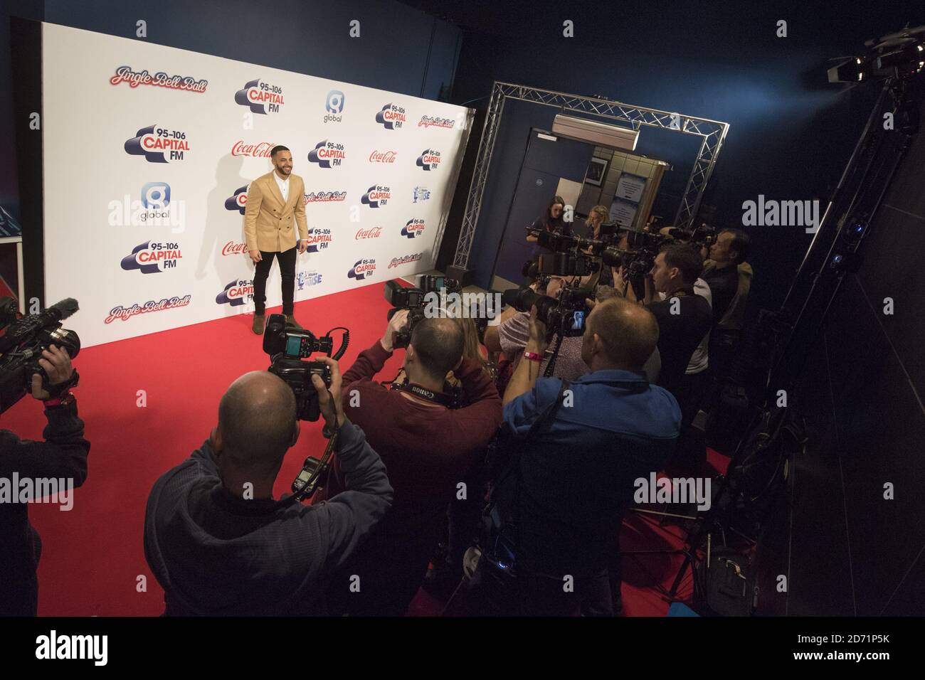 Marvin Humes attending the Capital FM Jingle Bell Ball 2015 at the O2 ...