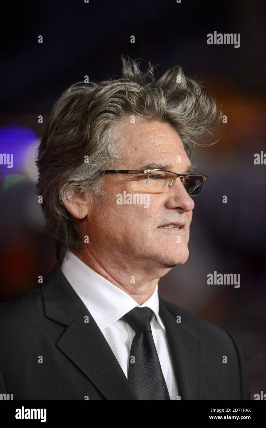 Kurt Russell arriving the premiere of The Hateful Eight, at the Odeon ...