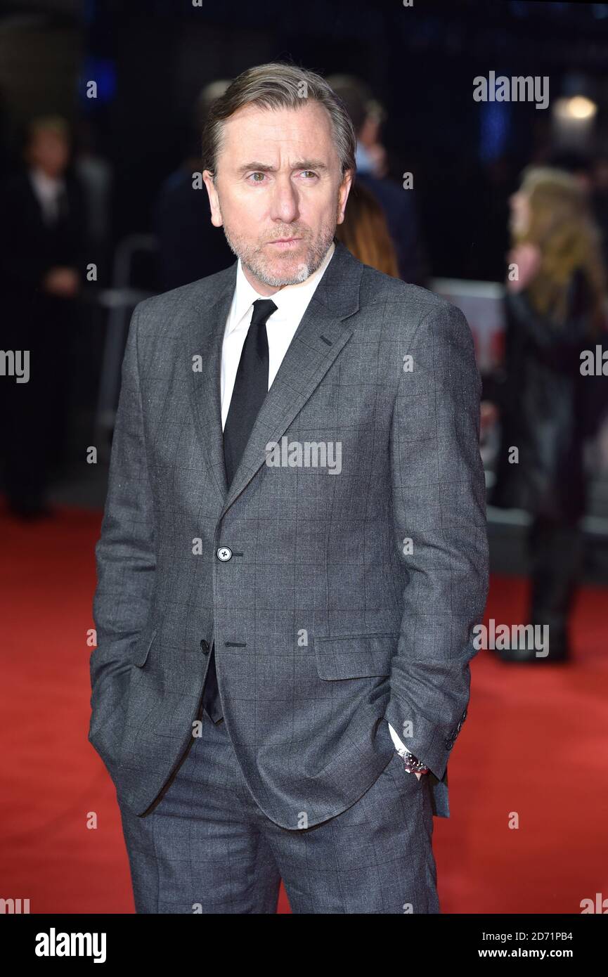 Tim Roth arriving the premiere of The Hateful Eight, at the Odeon ...