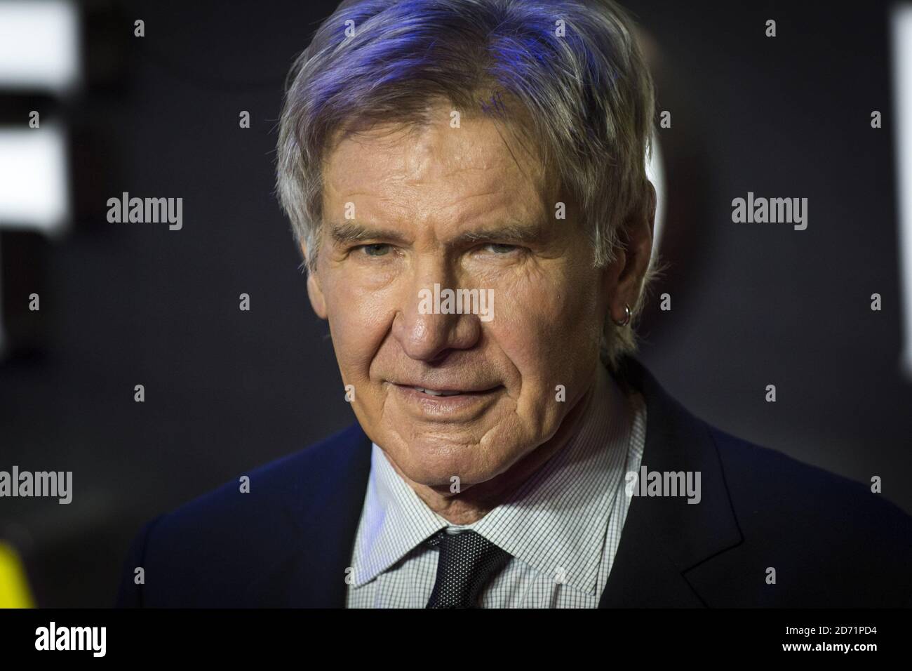 Harrison Ford attending the premiere of 'Star Wars: The Force Awakens ...