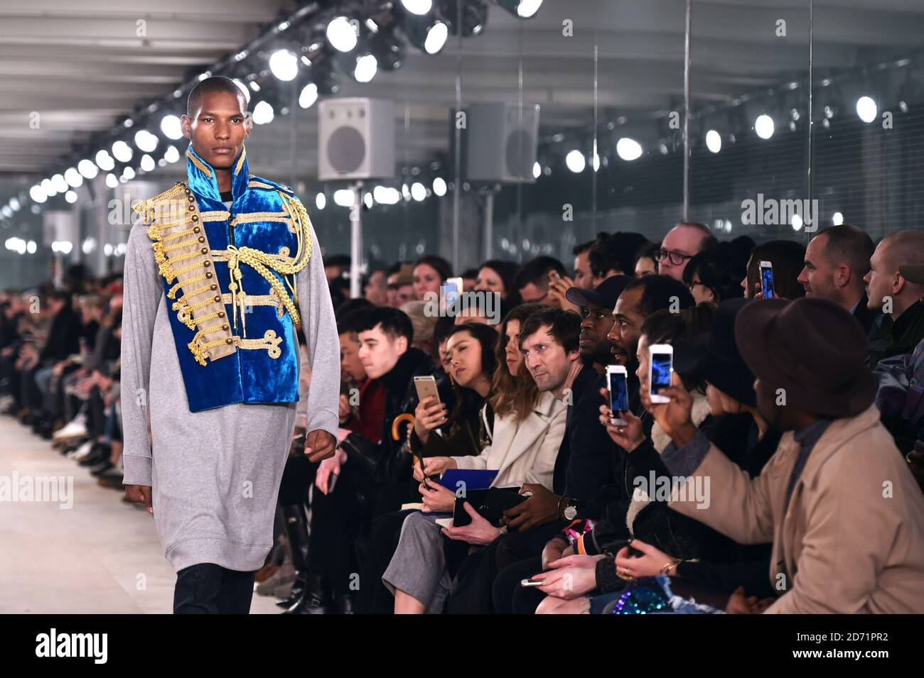 A model on the catwalk at the Casley Hayford Fashion show, held as part ...