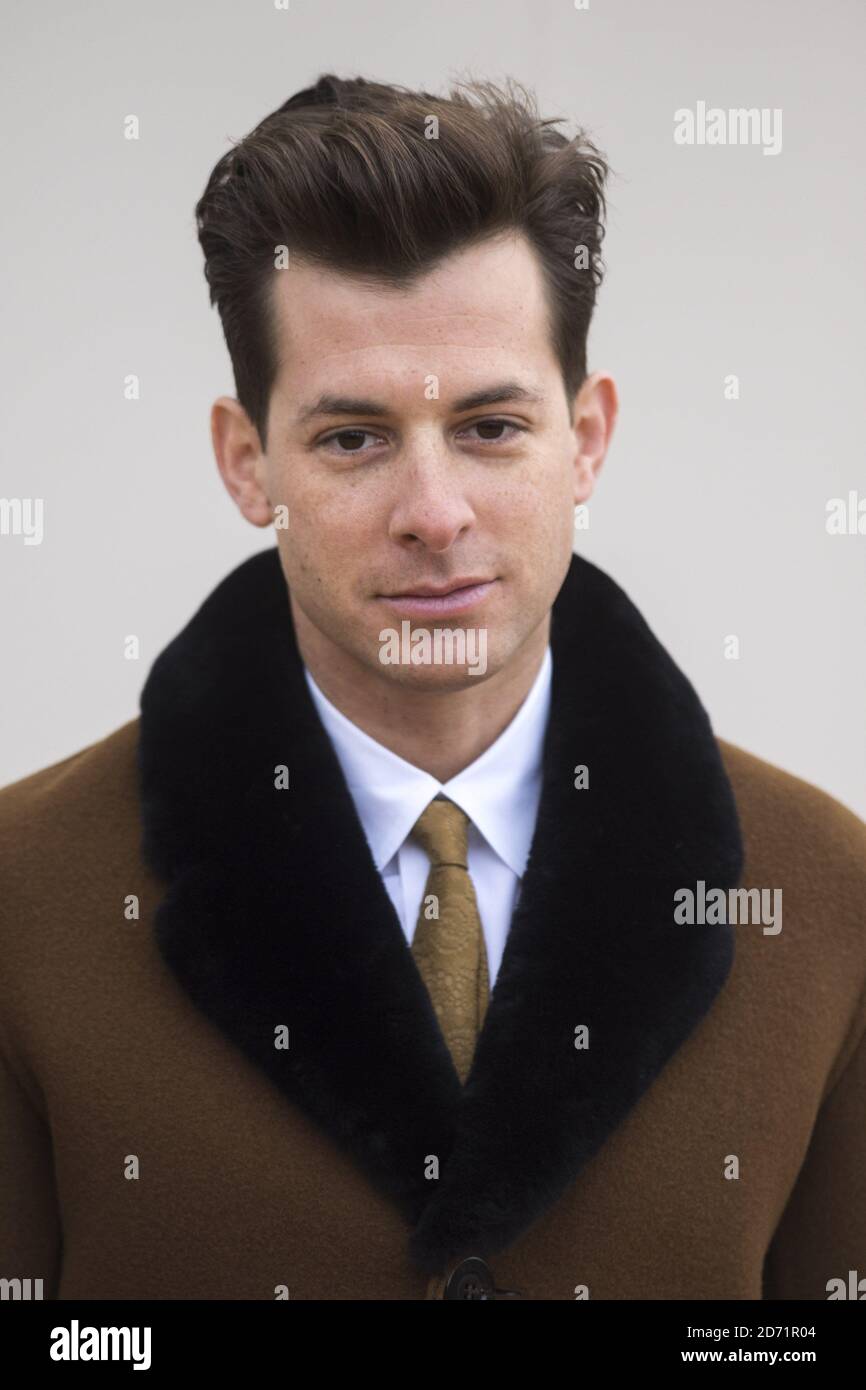 Mark Ronson attending the Burberry fashion show, held as part of London ...