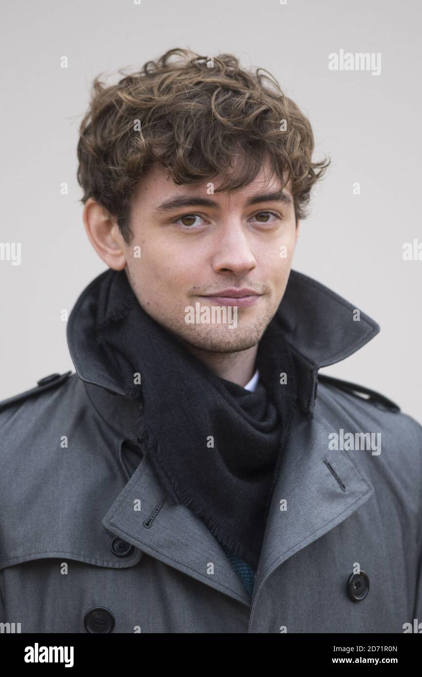 Josh Whitehouse attending the Burberry fashion show, held as part of ...