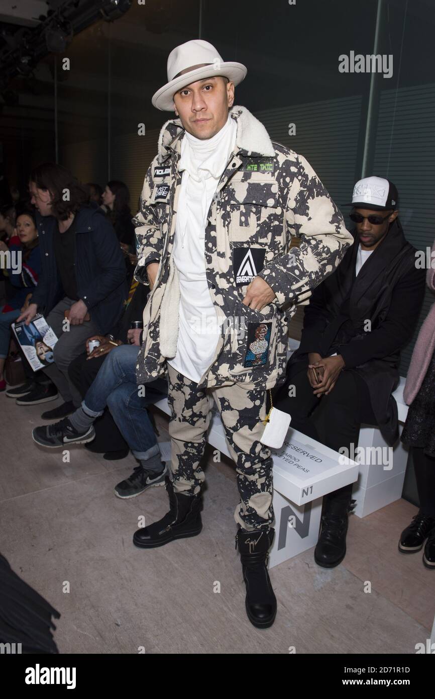 Jaime Luis Gomez attending the KTZ fashion show, held as part of London ...