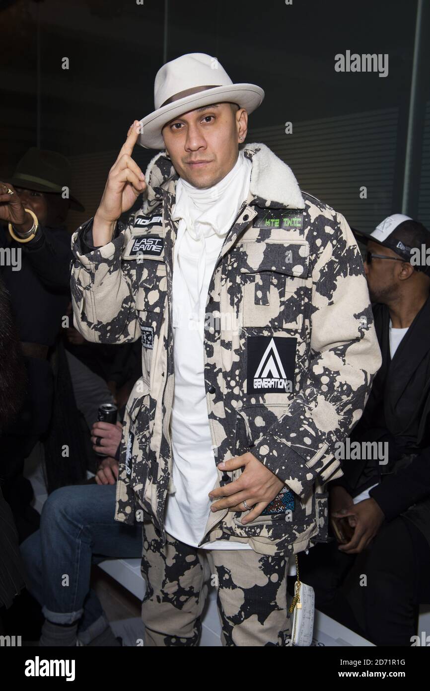Jaime Luis Gomez attending the KTZ fashion show, held as part of London ...