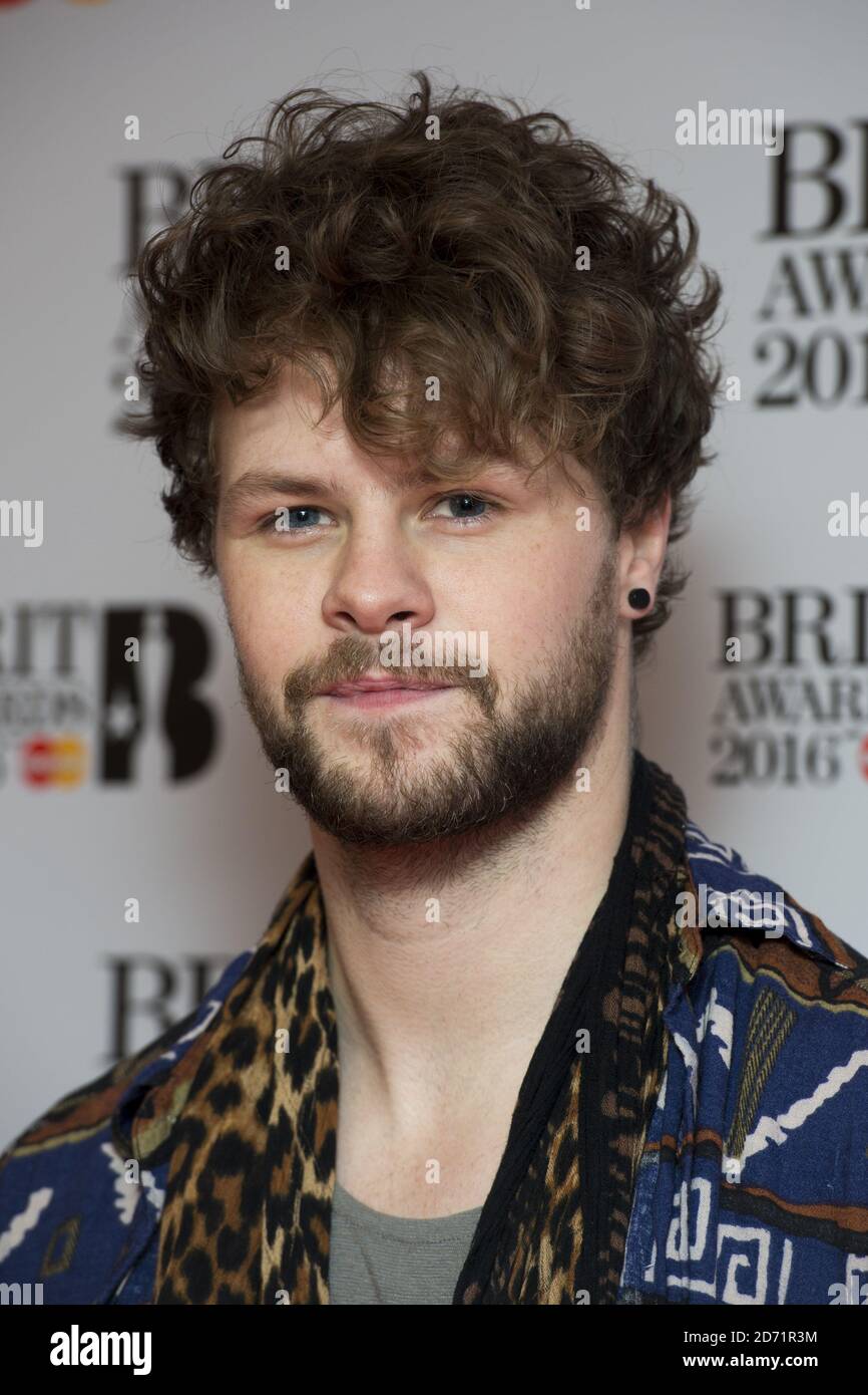 Jay McGuinness attending the Brit Awards 2016 nominations, at ITV ...