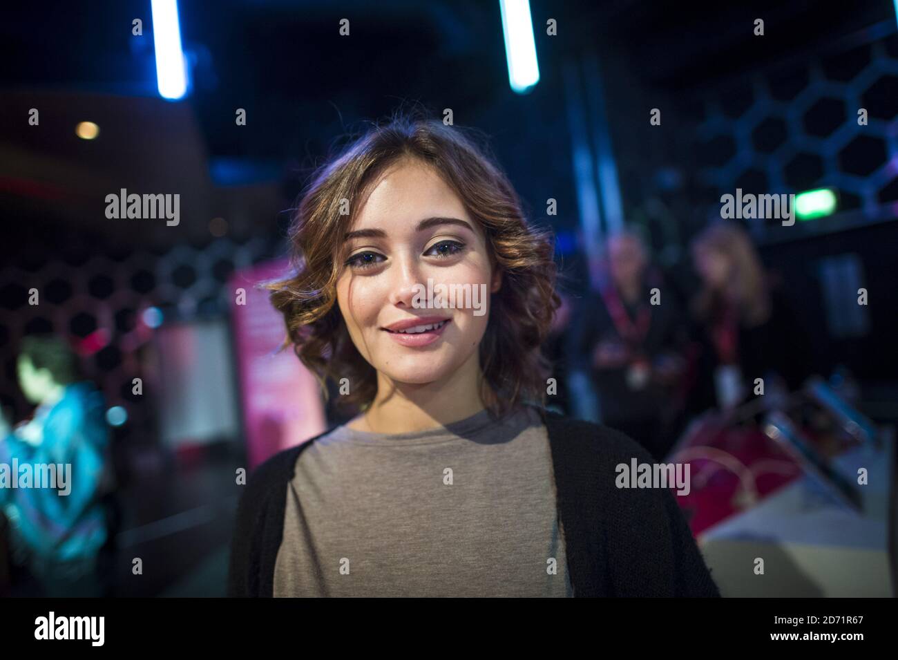 Actress Ella Purnell pictured at Ted X Teen London, at IndigO2 in east ...