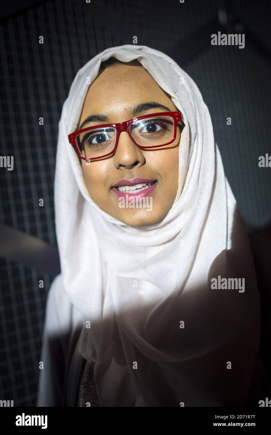 Writer Safeerah Mughal during the TedxTeen 2016 London event at the ...