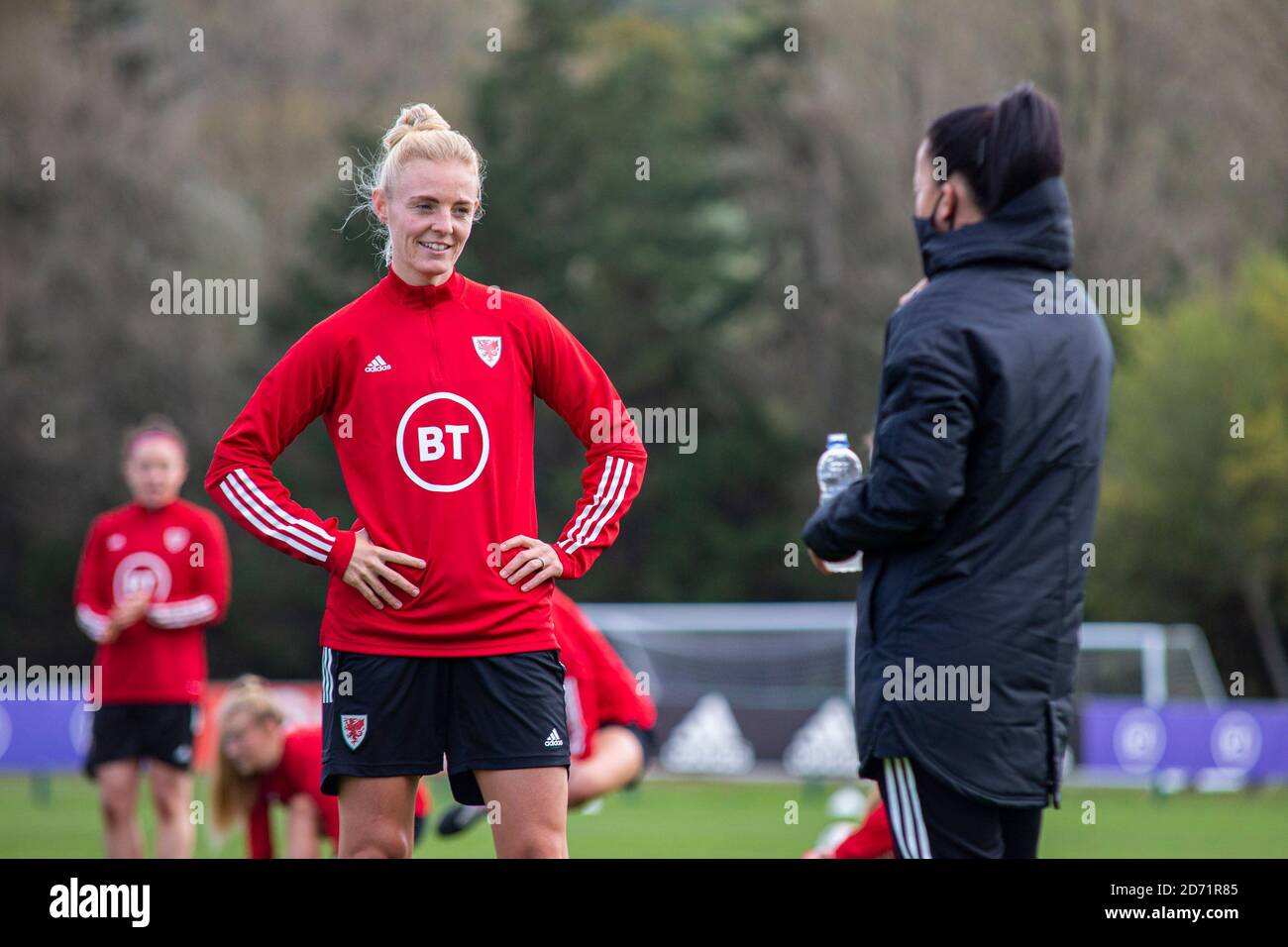 Cardiff, Wales, UK. 20th Oct, 2020. Sophie Ingle of Wales Women in ...