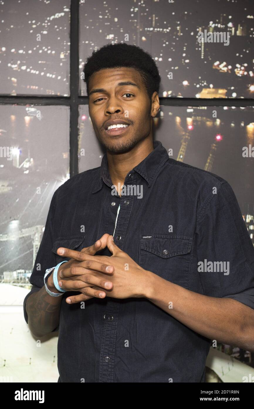 Film maker Kash Gaines during the TedxTeen 2016 London event at the ...