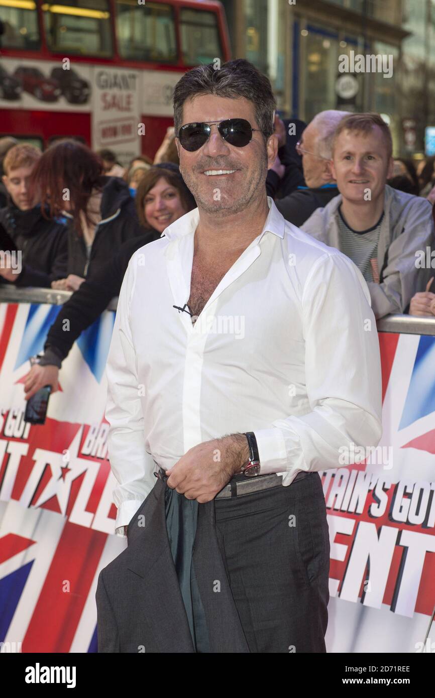 Simon Cowell arriving at the Britain's Got Talent Auditions at the ...