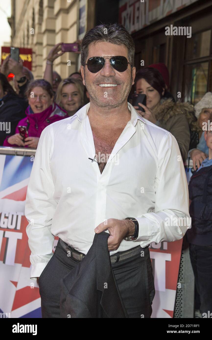 Simon Cowell arriving at the Britain's Got Talent Auditions at the ...