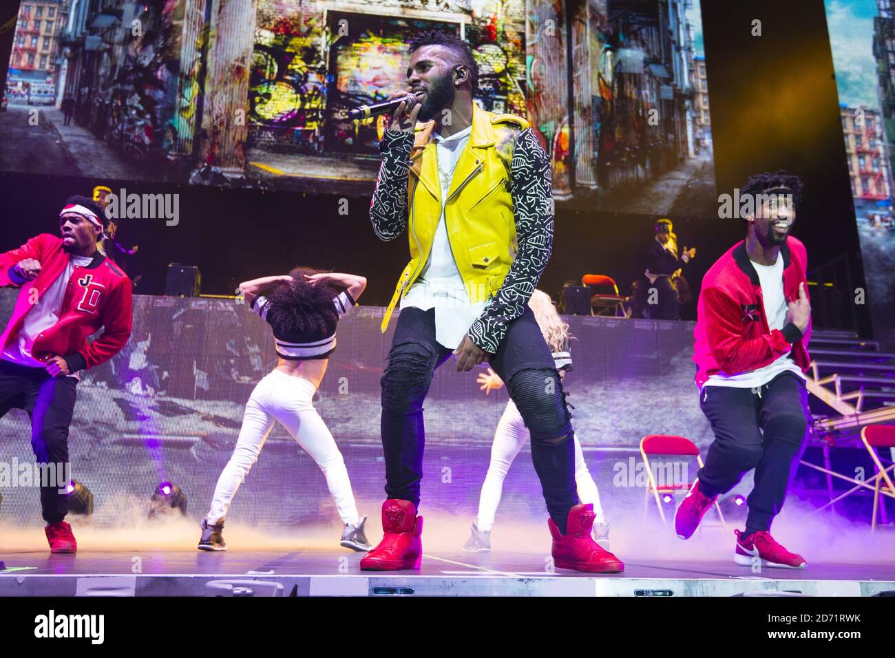 Jason Derulo performing at the O2 Arena in east London Stock Photo - Alamy