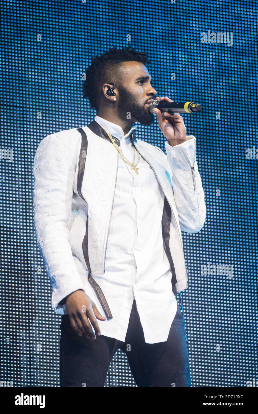 Jason Derulo performing at the O2 Arena in east London Stock Photo - Alamy