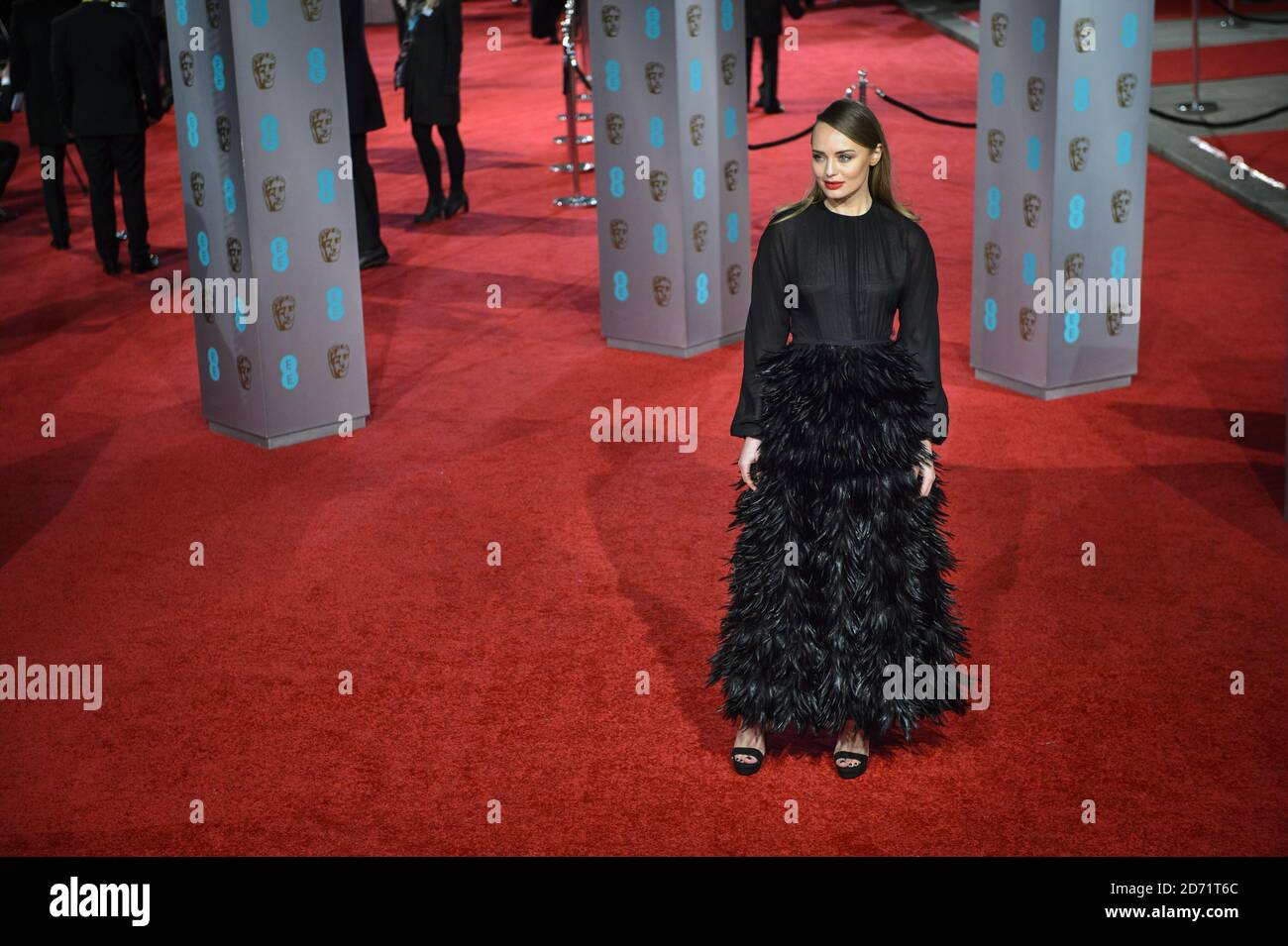 Laura Haddock attending the EE British Academy Film Awards at the Royal ...