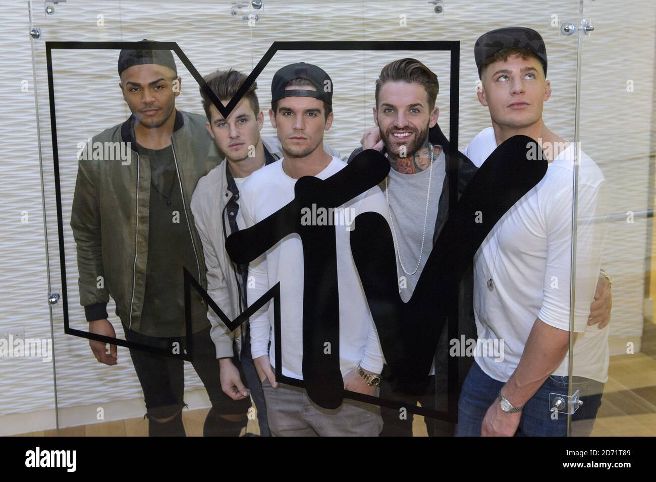 The cast of MTV???s Geordie Shore (l-r) Scott Timlin, Nathan Henry ...
