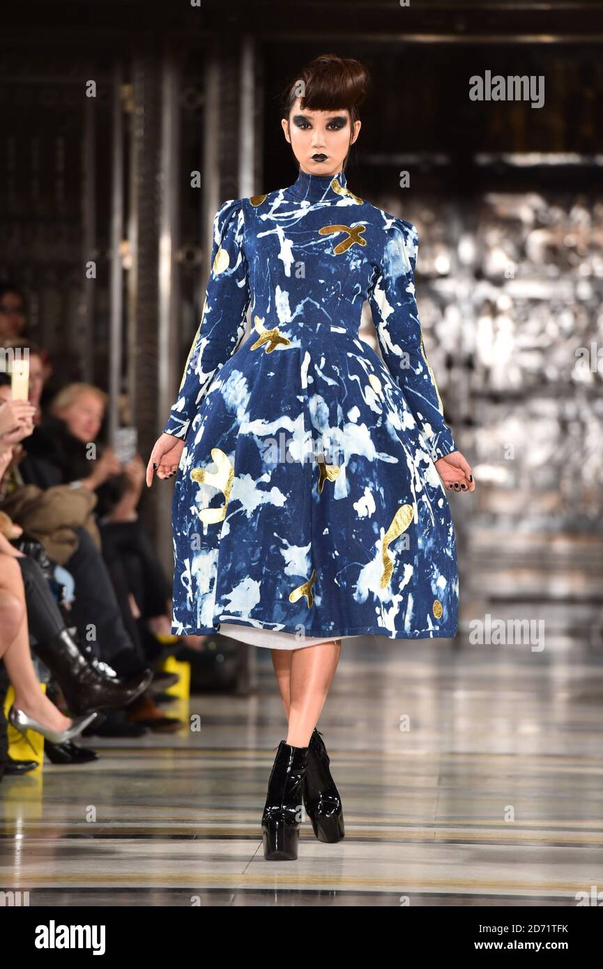 Models On The Catwalk During The Pam Hogg Autumn Winter 2016 London