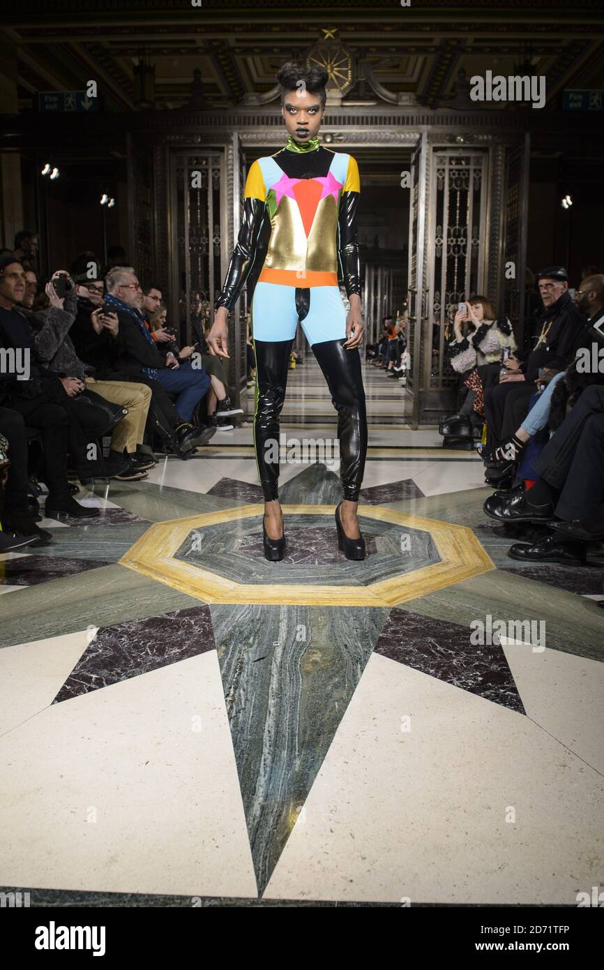 Models On The Catwalk During The Pam Hogg Autumn Winter 2016 London