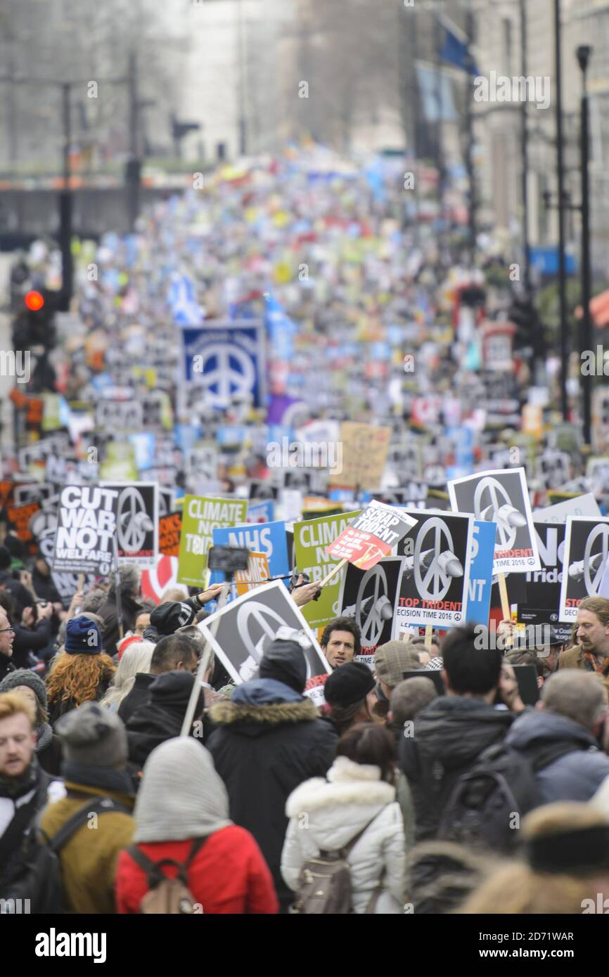 Stop trident protest rally hi-res stock photography and images - Alamy