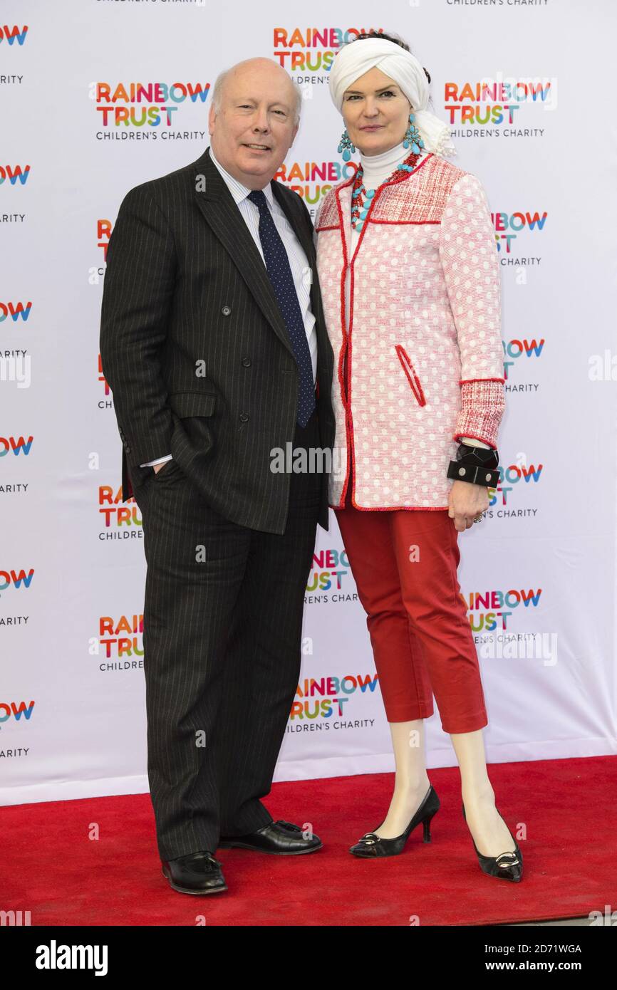 Julian Fellowes and Emma Joy Kitchener attending the Rainbow Trust ...