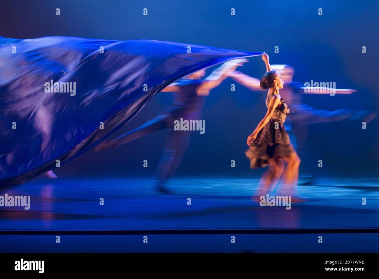Dancers pictured during a dress rehearsal for the Ballet Black ...