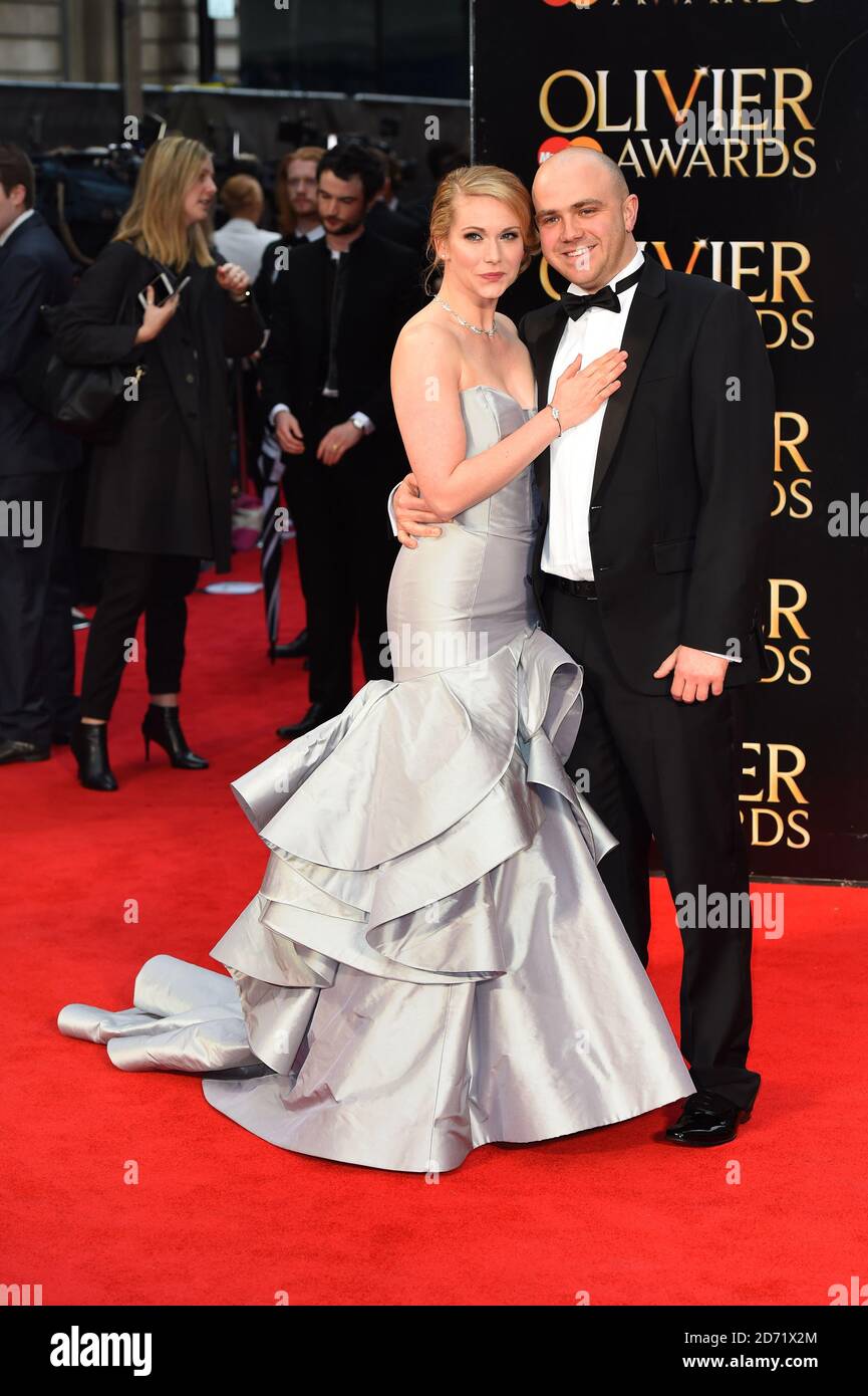 Emma Williams attending the Olivier Awards, at the Royal Opera House in ...