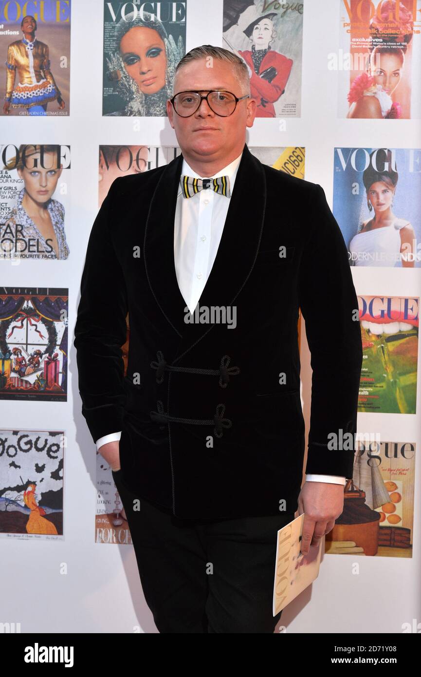 Giles Deacon attending the Vogue Gala Dinner in Kensington Gardens ...