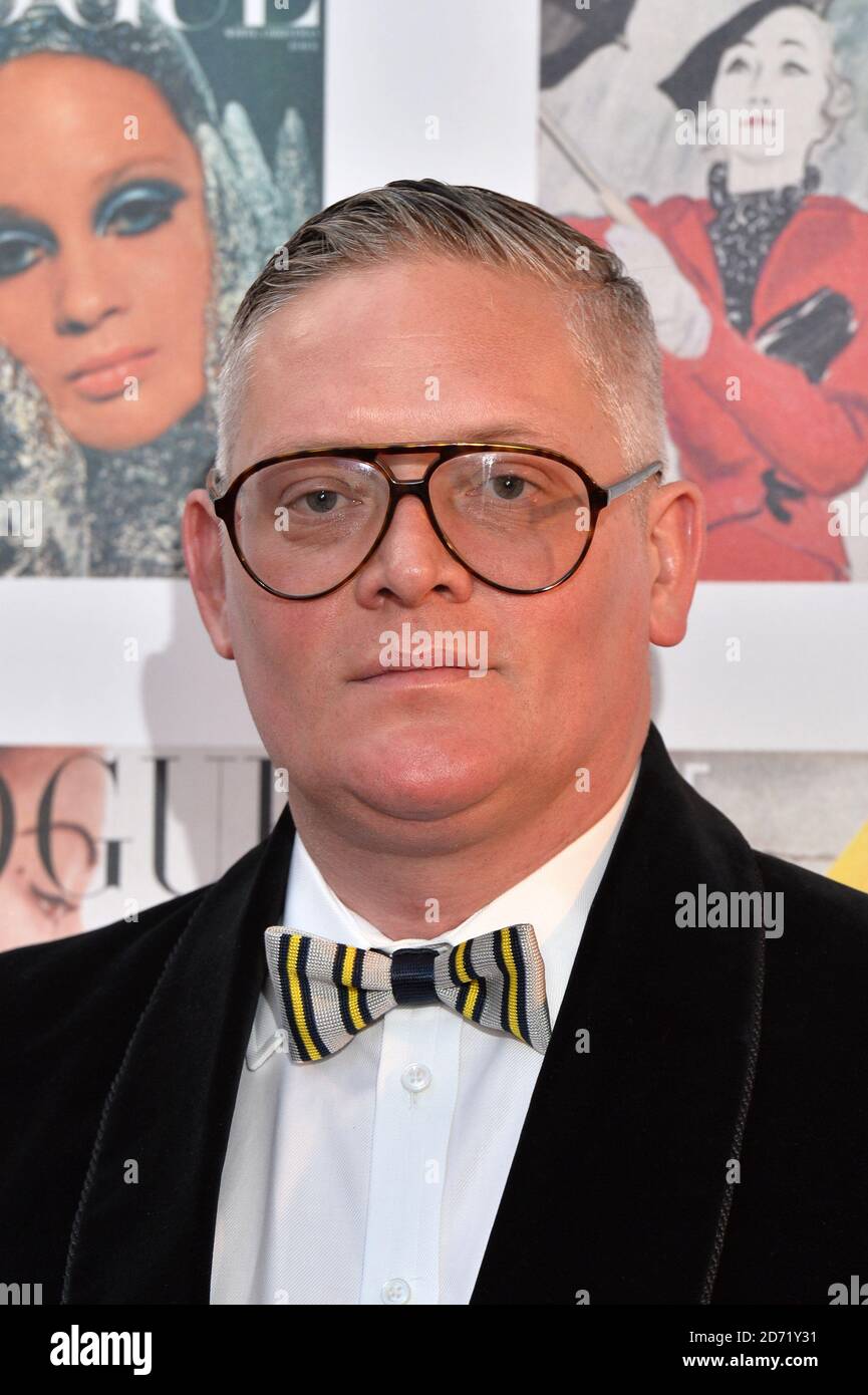 Giles Deacon attending the Vogue Gala Dinner in Kensington Gardens ...