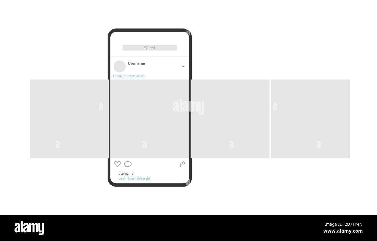 Phone photography app interface Cut Out Stock Images & Pictures - Alamy