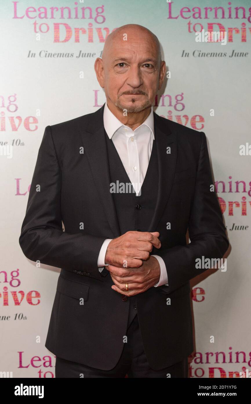 Sir Ben Kingsley attending the premiere of Learning to Drive, at the ...
