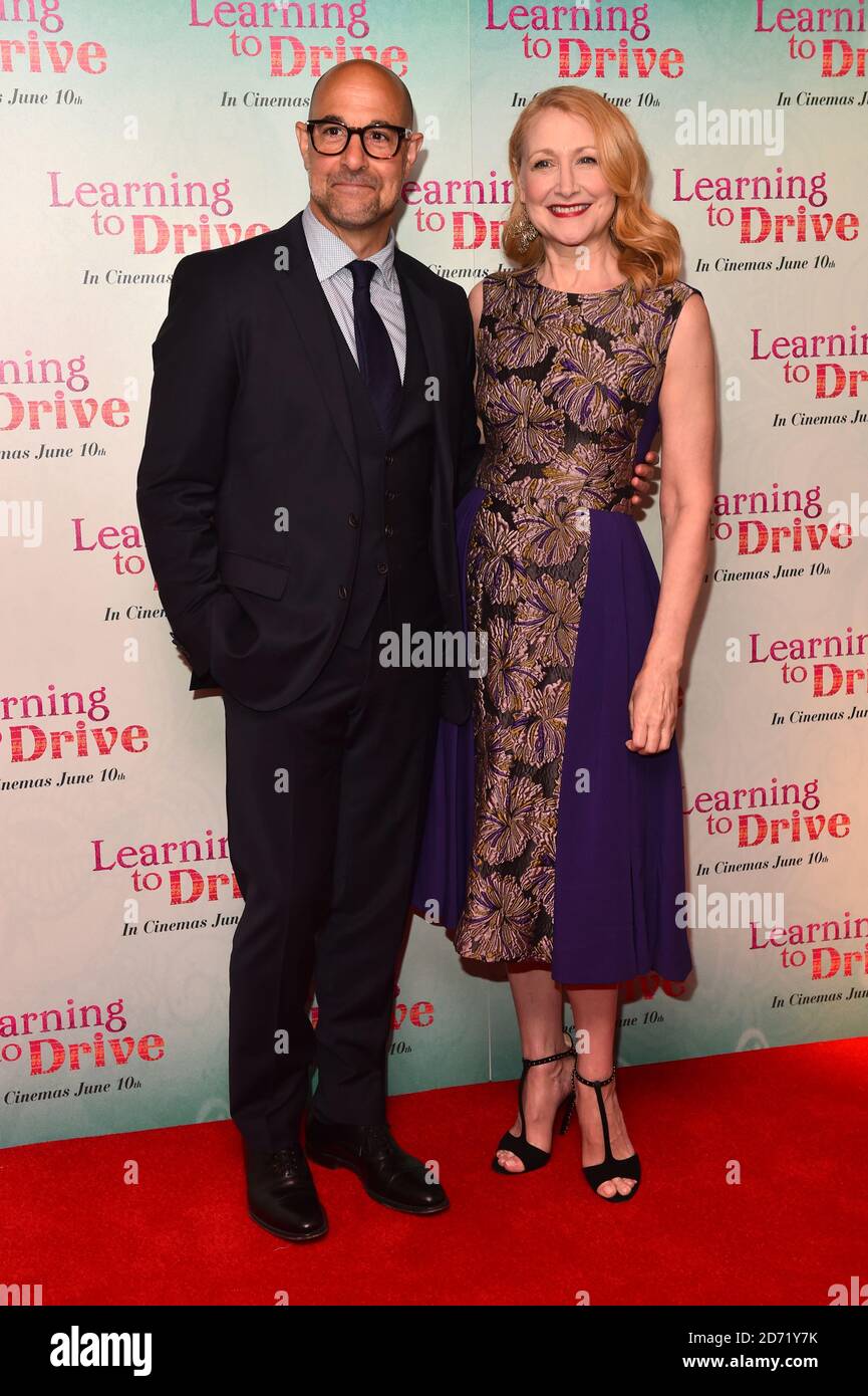Stanley Tucci and Patricia Clarkson attending the premiere of Learning ...