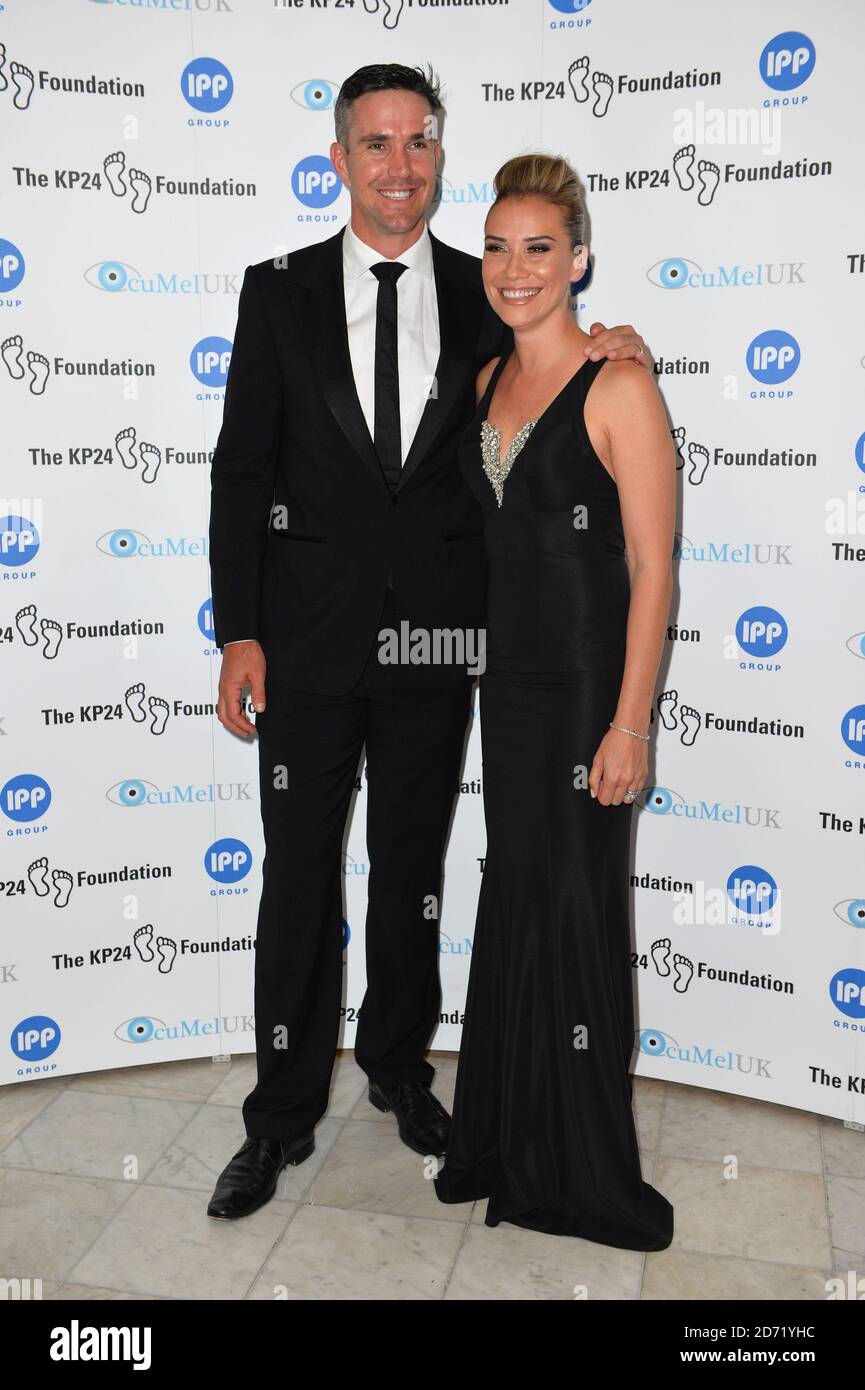 Kevin Pietersen and Jessica Taylor attending the The KP24 Foundation ...