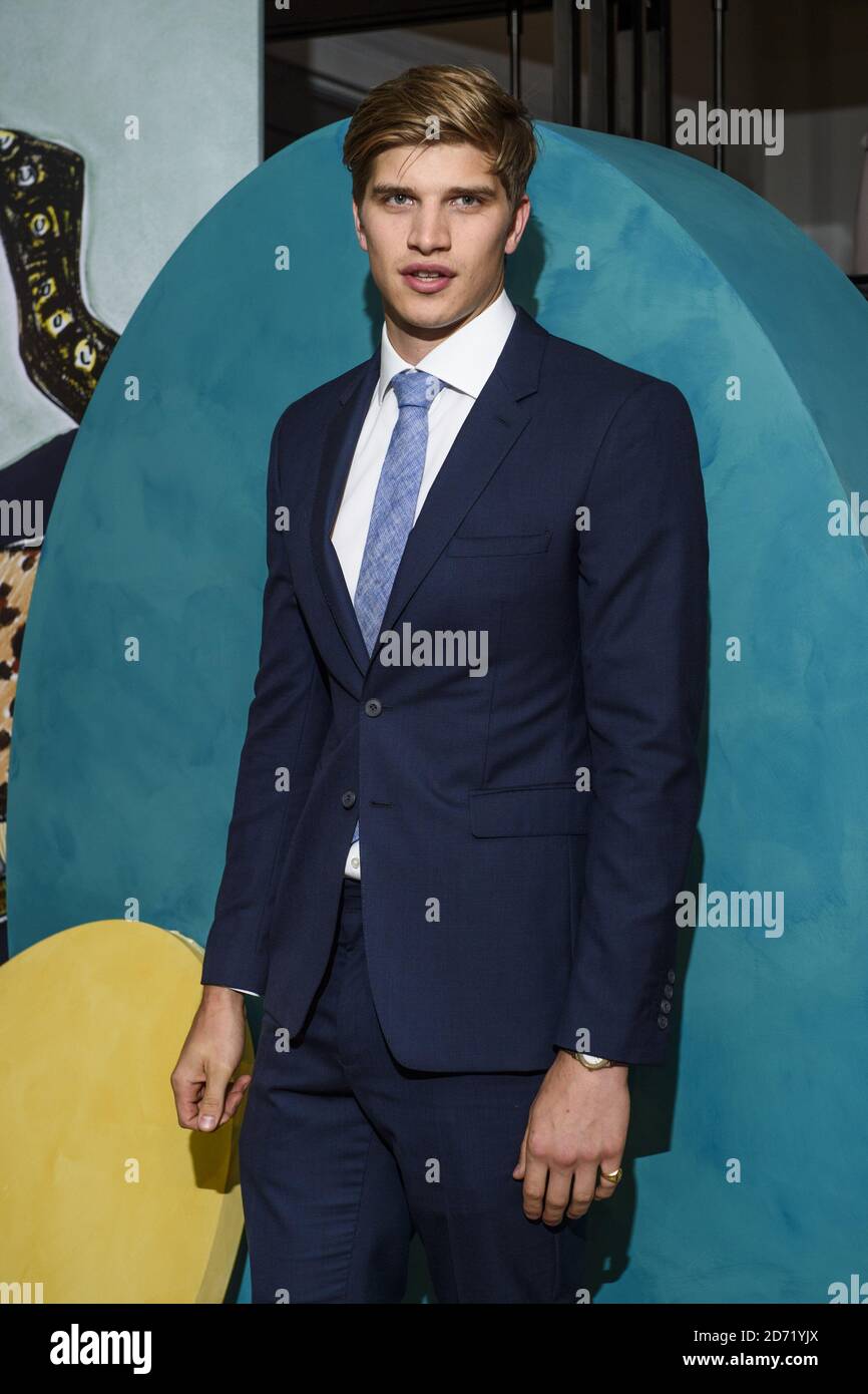 Toby Huntington-Whiteley attends a private party hosted by Burberry ...