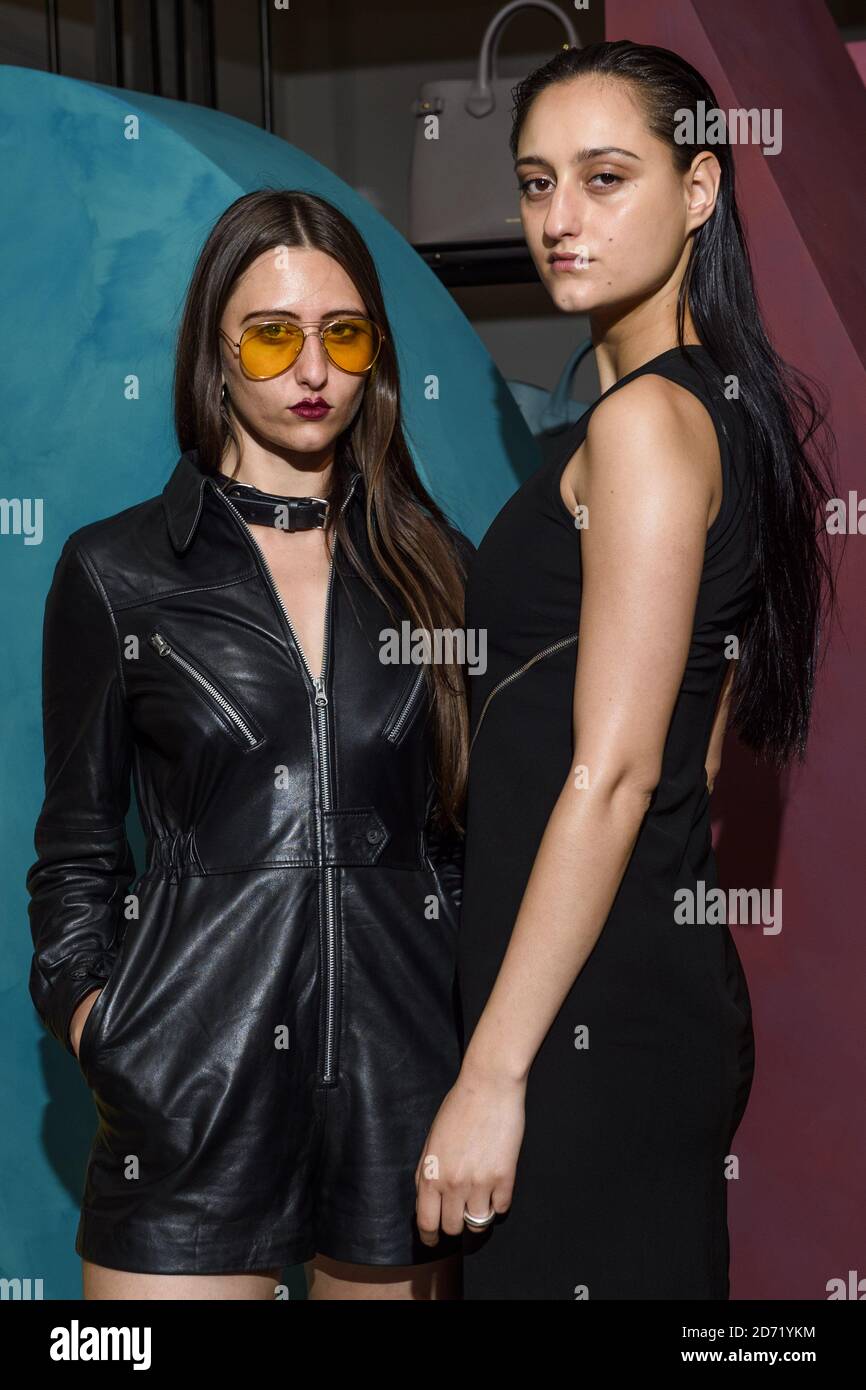 Reba Maybury and Jess Maybury attend a private party hosted by Burberry ...