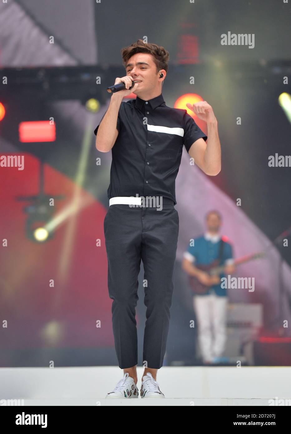 Nathan Sykes at the Capital FM's Summertime Ball with Vodafone held at ...