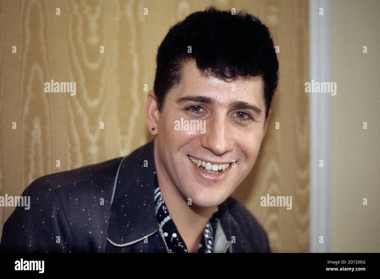 Lee Rocker of the Stray Cats at a photoshoot at Arista Records. London ...