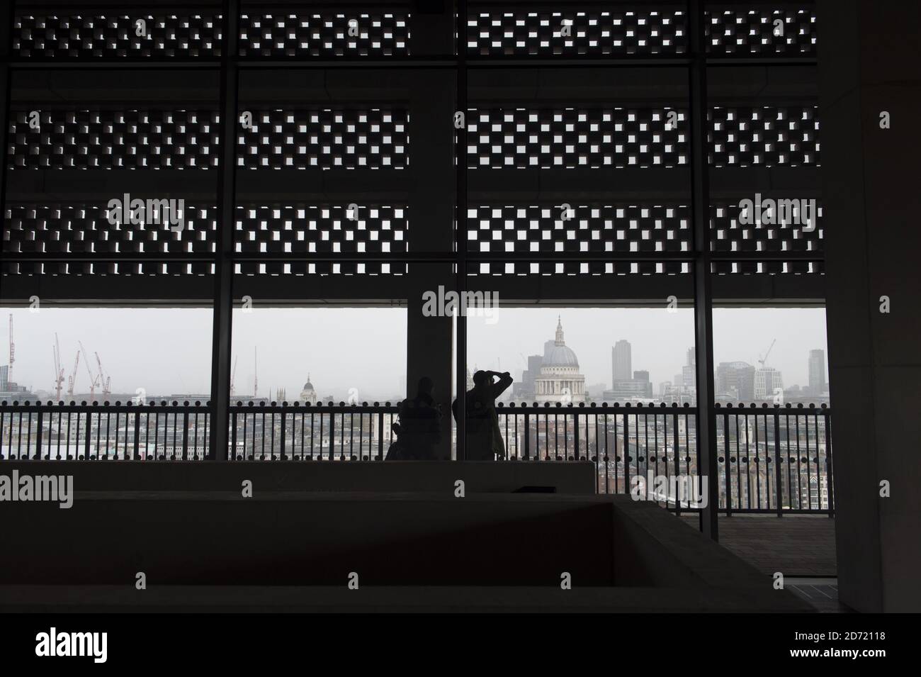 General view from the viewing platform at the Switch House, the new ...
