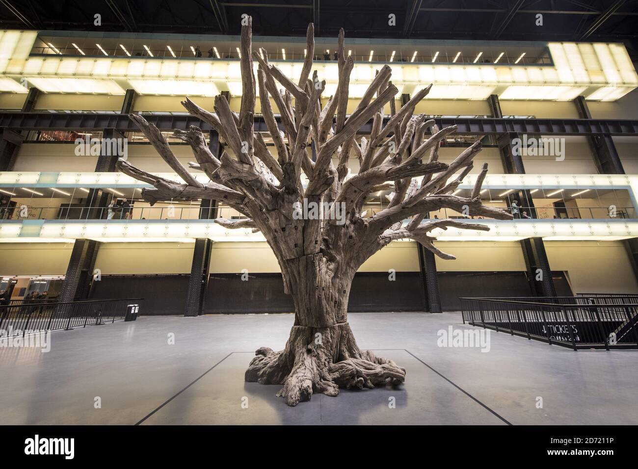 General view inside the Switch House, the new wing of Tate Modern in ...