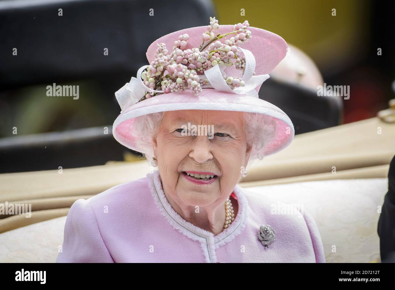 HRH Queen Elizabeth II during day two of Royal Ascot 2016, at Ascot ...