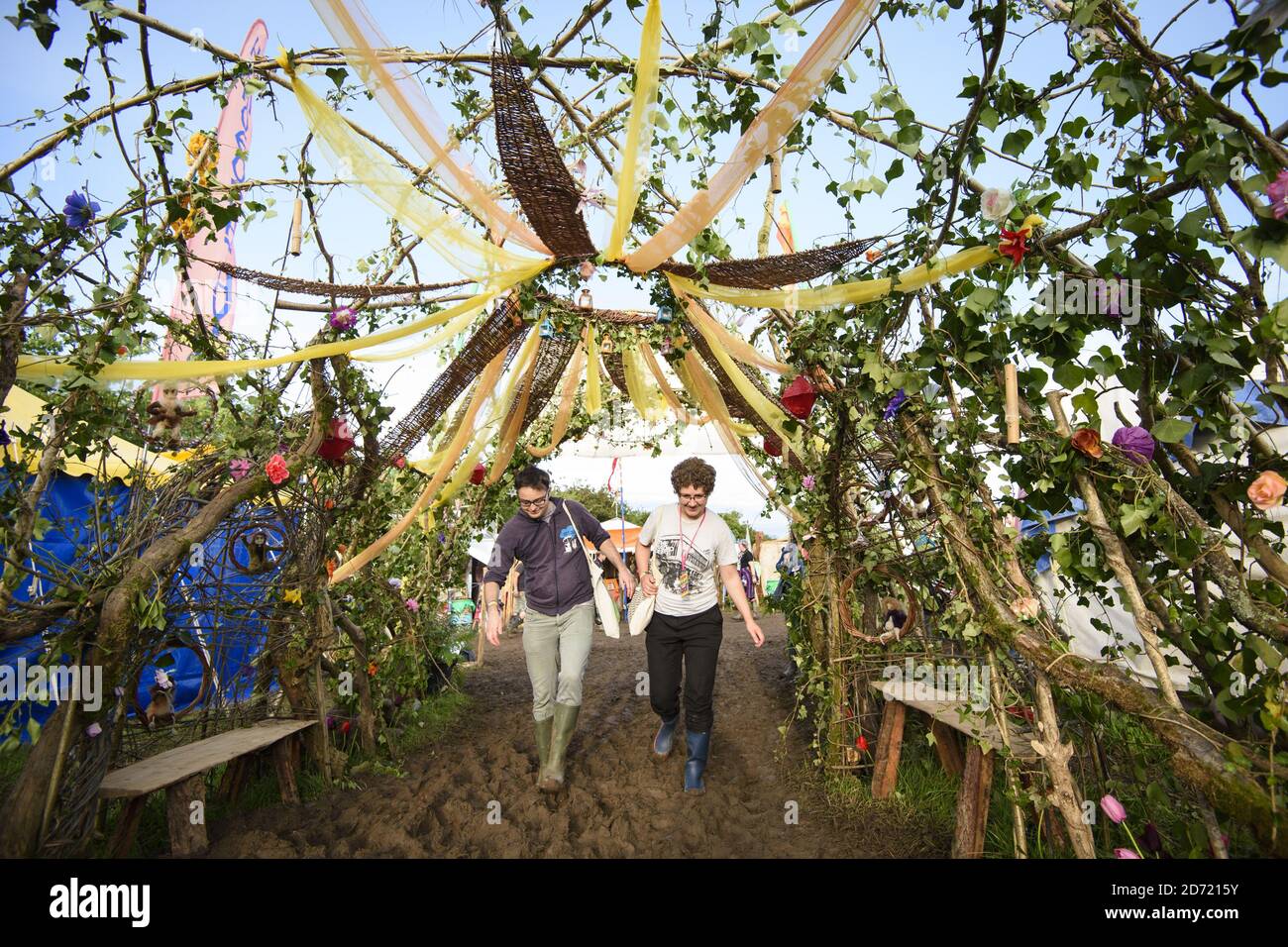 Healing fields glastonbury hi-res stock photography and images - Alamy