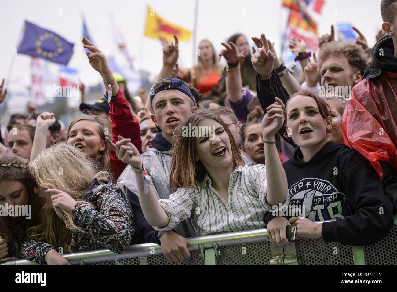 Fans watch Catfish and the Bottlemen performing on the Other Stage at ...
