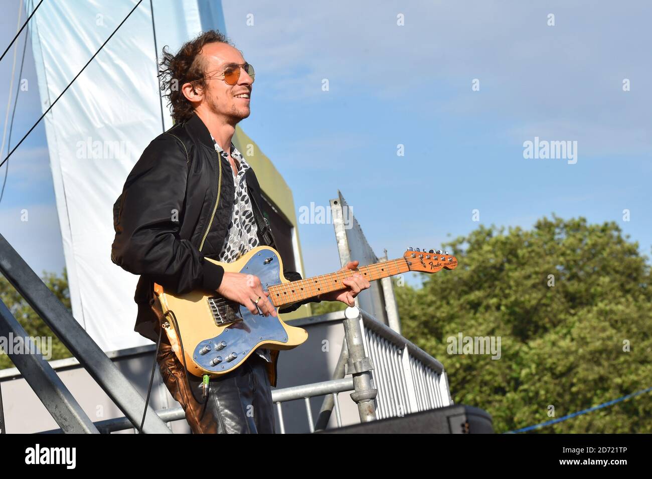 William Rees of Mystery Jets performing at the British Summer Time ...