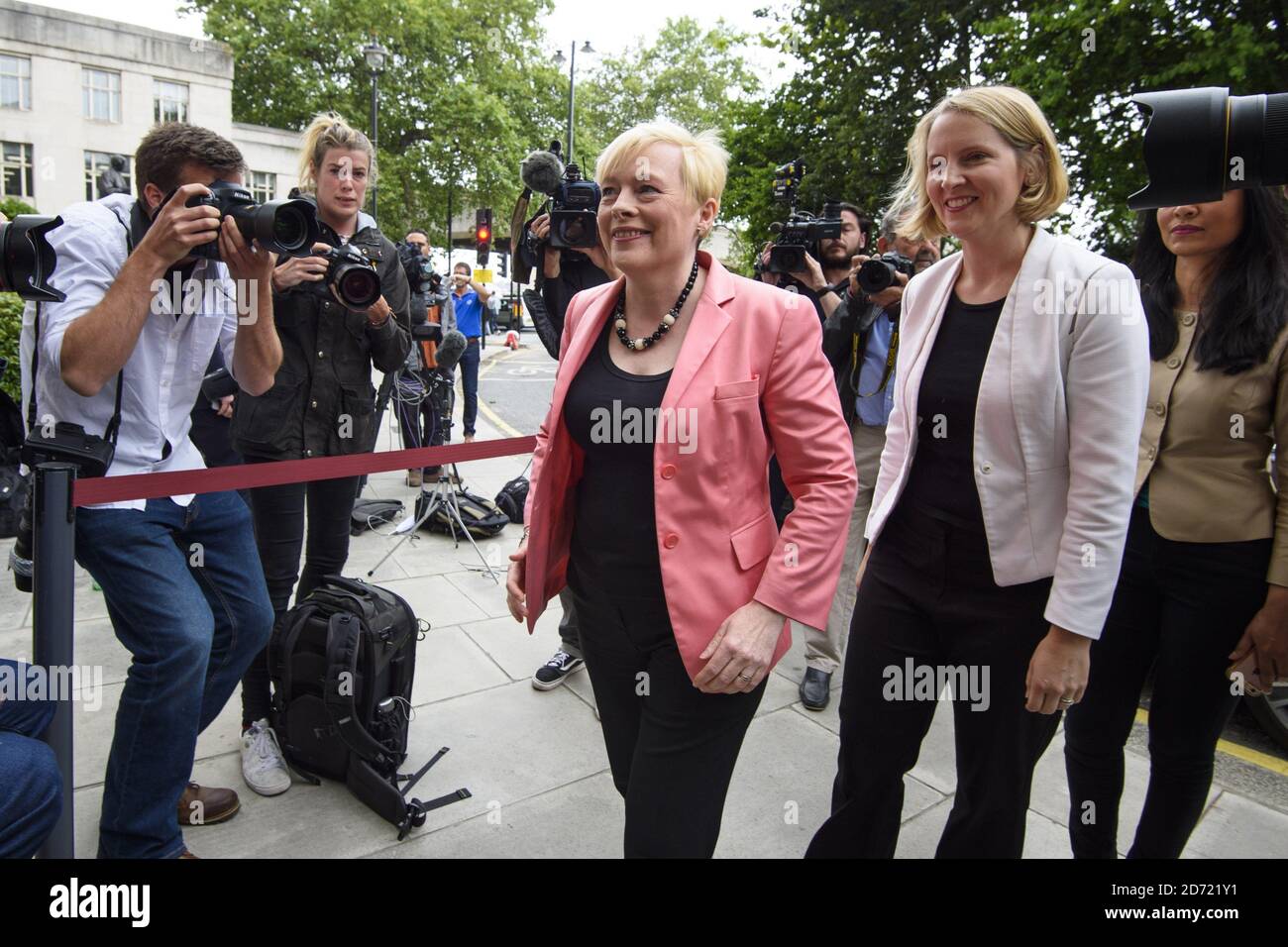 Angela Eagle attending a press conference at 2 Savoy Place in London ...