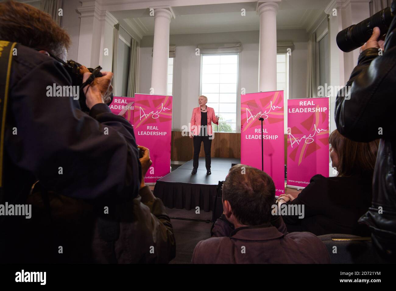 Angela Eagle attending a press conference at 2 Savoy Place in London ...